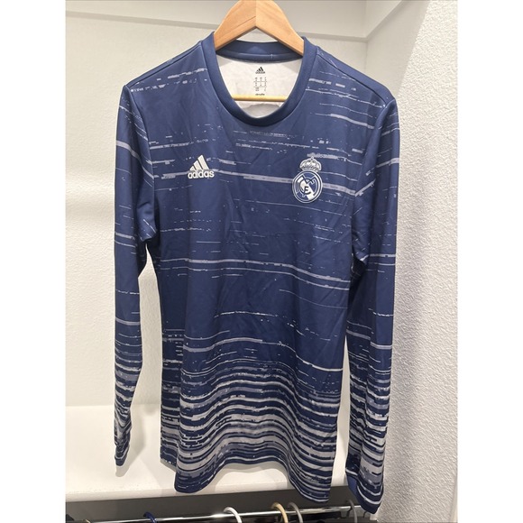 adidas | Sweaters | Adidas Real Madrid Crewneck Pullover Mens M ...